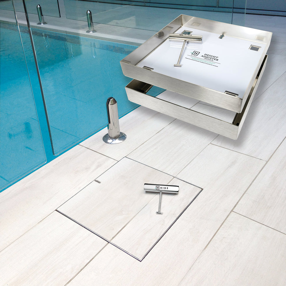 HIDE Pool Skimmer Covers disguise your Skimmer box lid – HIDE Access ...